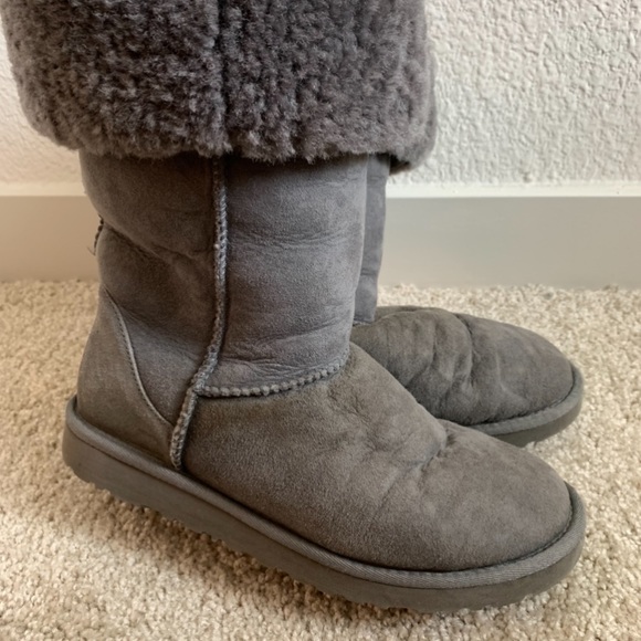 UGG | Shoes | Grey Tall Uggs | Poshmark